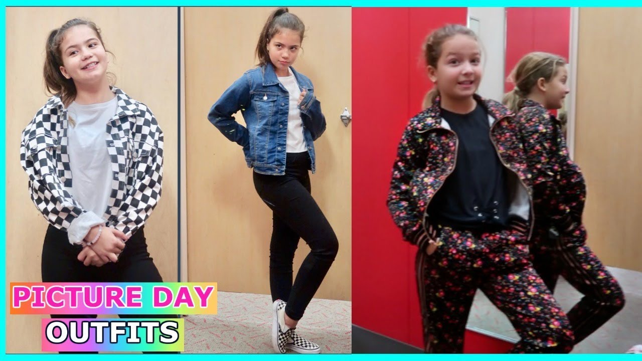 SHOPPING PICTURE DAY OUTFITS | TARGET 🎯\JUSTICE 📷👍 | #326 - YouTube
