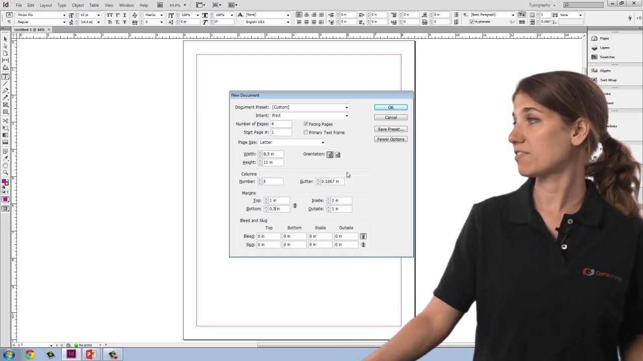 02 Document Settings and Creating a Preset "Pages Panel" (1/3 ...