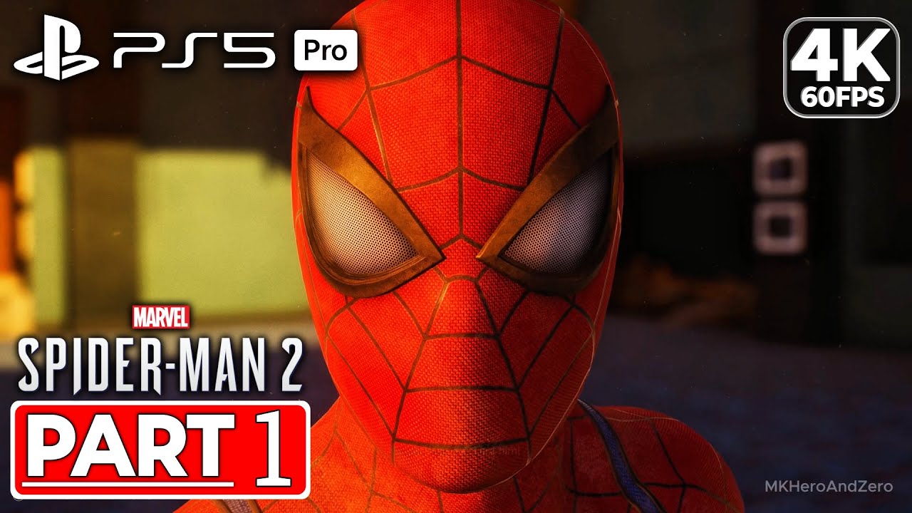 SPIDER-MAN 2 PS5 PRO Gameplay Walkthrough Part 1 FULL GAME [4K 60FPS ...