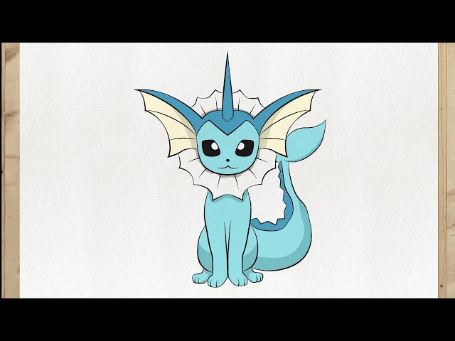 Cómo Dibujar Vaporeon