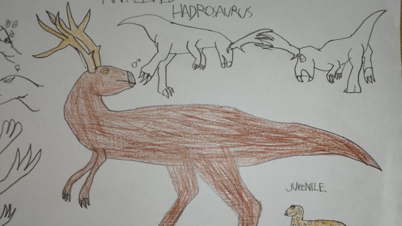 Sound Effects-Antlered Hadrosaurus - YouTube