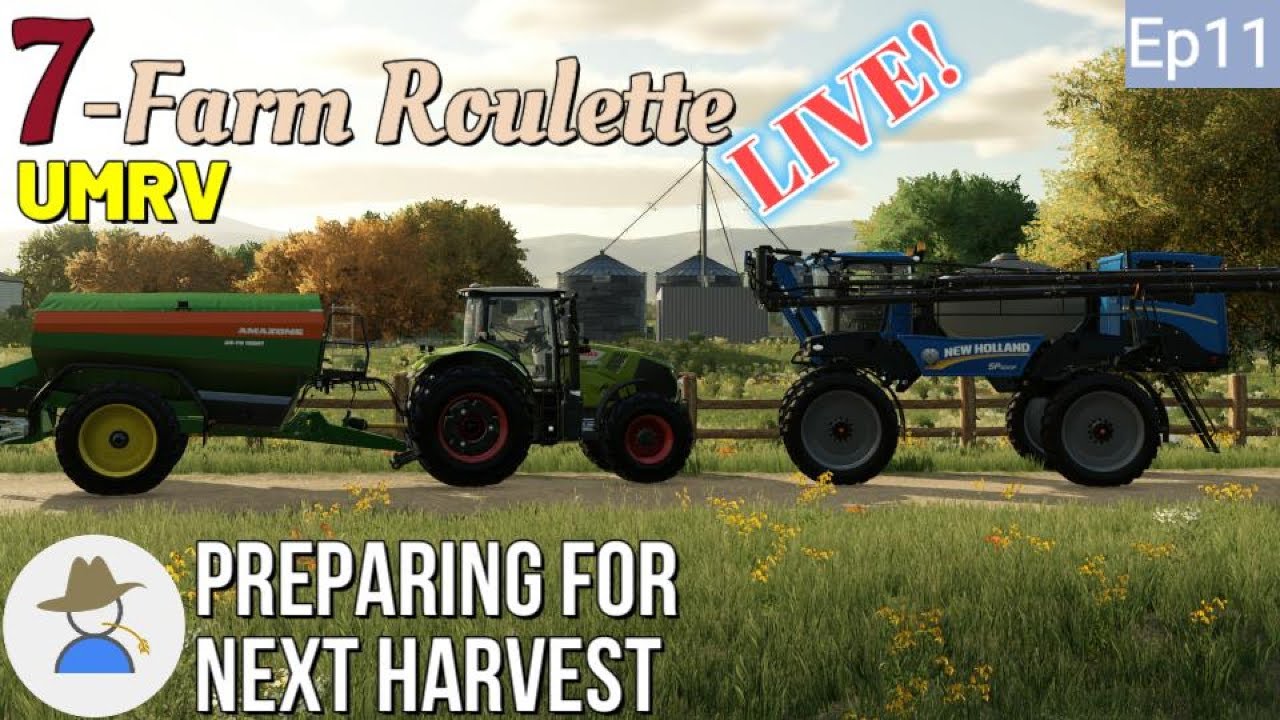 LIVE! preparing for next harvest - UMRV - Ep11 - FS22 - YouTube