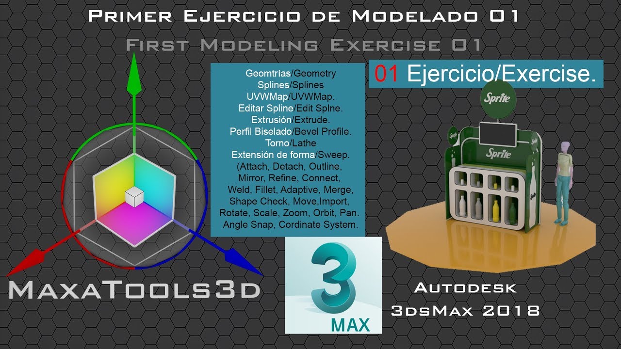Primer Ejercicio de 3dsmax 2018 para principiantes. - YouTube