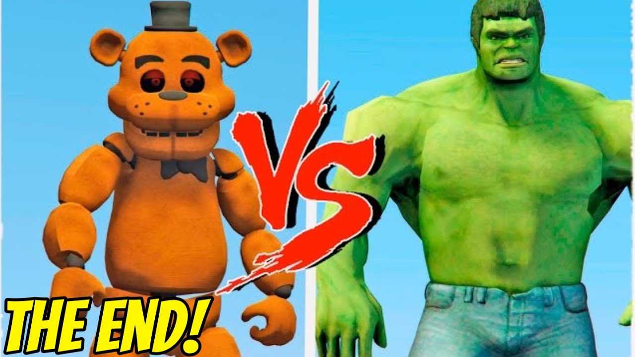 FNAF | RUINED FREDDY, SHREK AND HULK V.S Freddy!? 🐻👹(4K) - YouTube