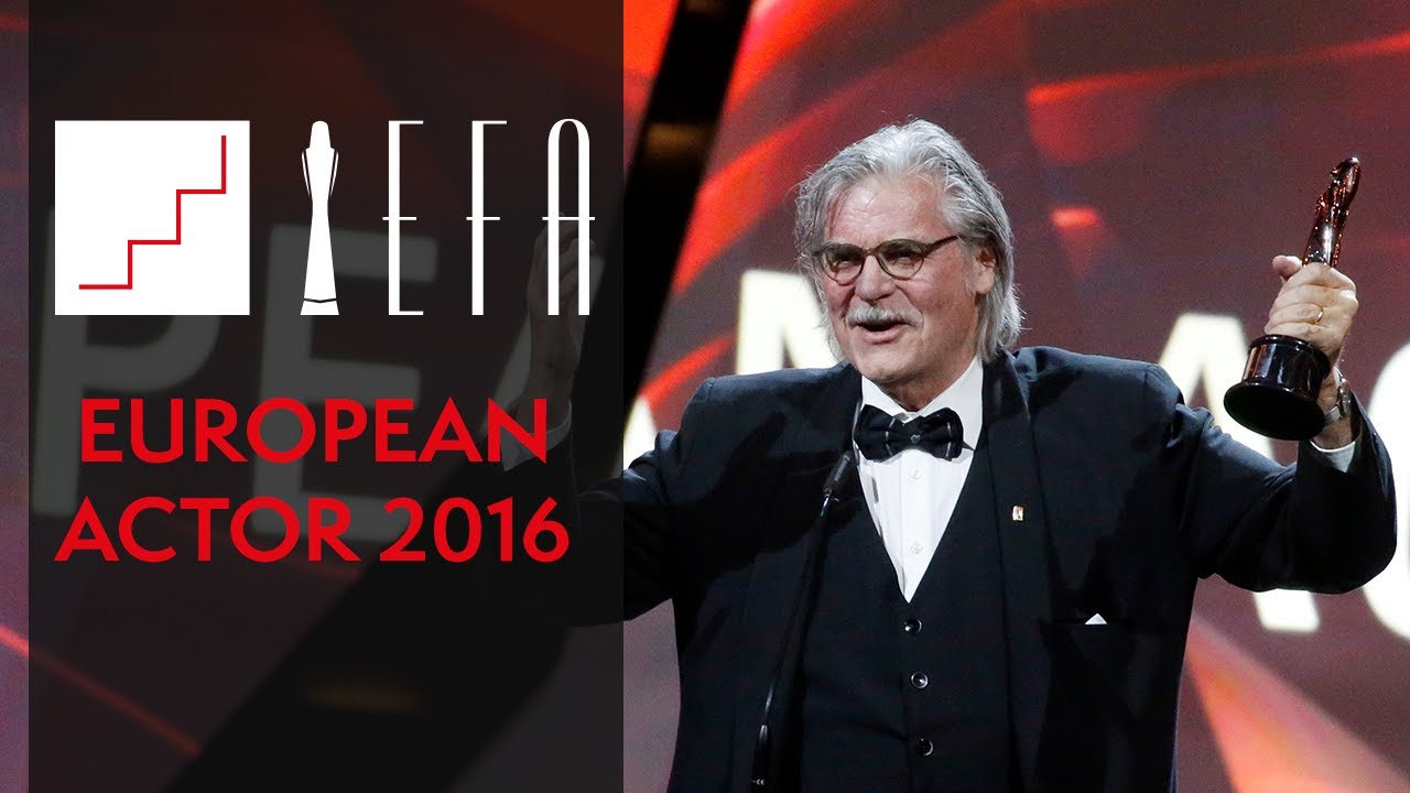 Peter Simonischek - European Actor 2016 for TONI ERDMANN - YouTube