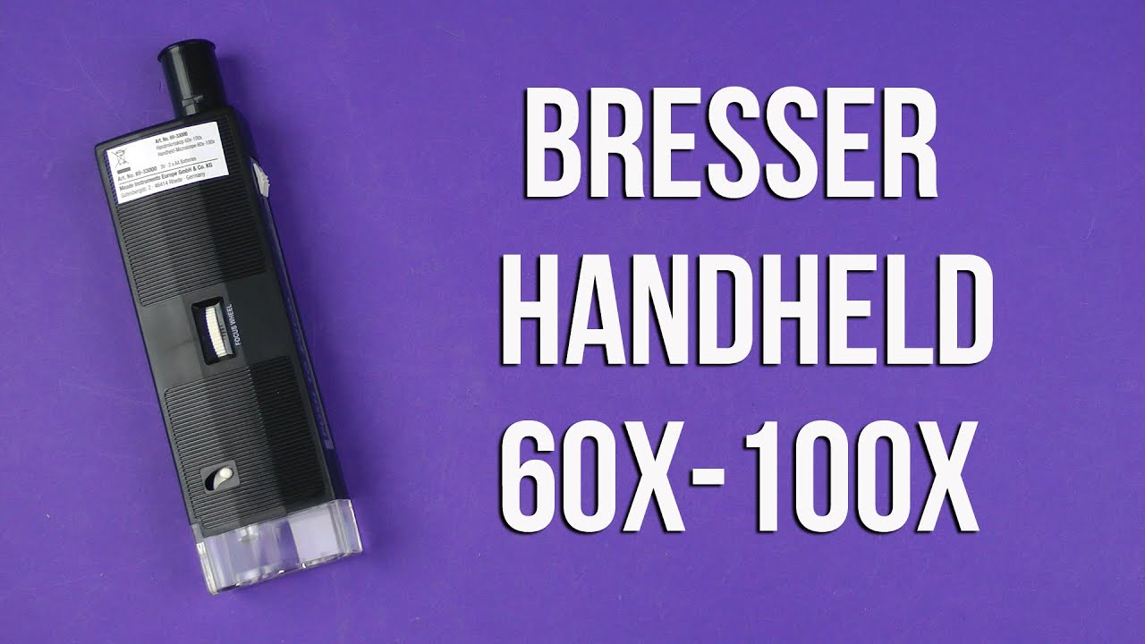 Распаковка Bresser Handheld 60x-100x (908587) - YouTube