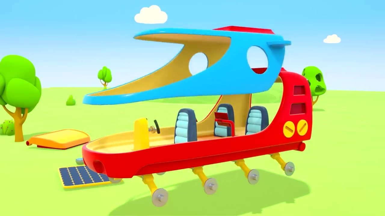 Leo the Truck & A boring machine. Car cartoons full episodes & Learning ...