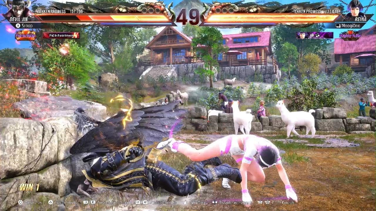 T8 Devil Jin vs Reina - YouTube