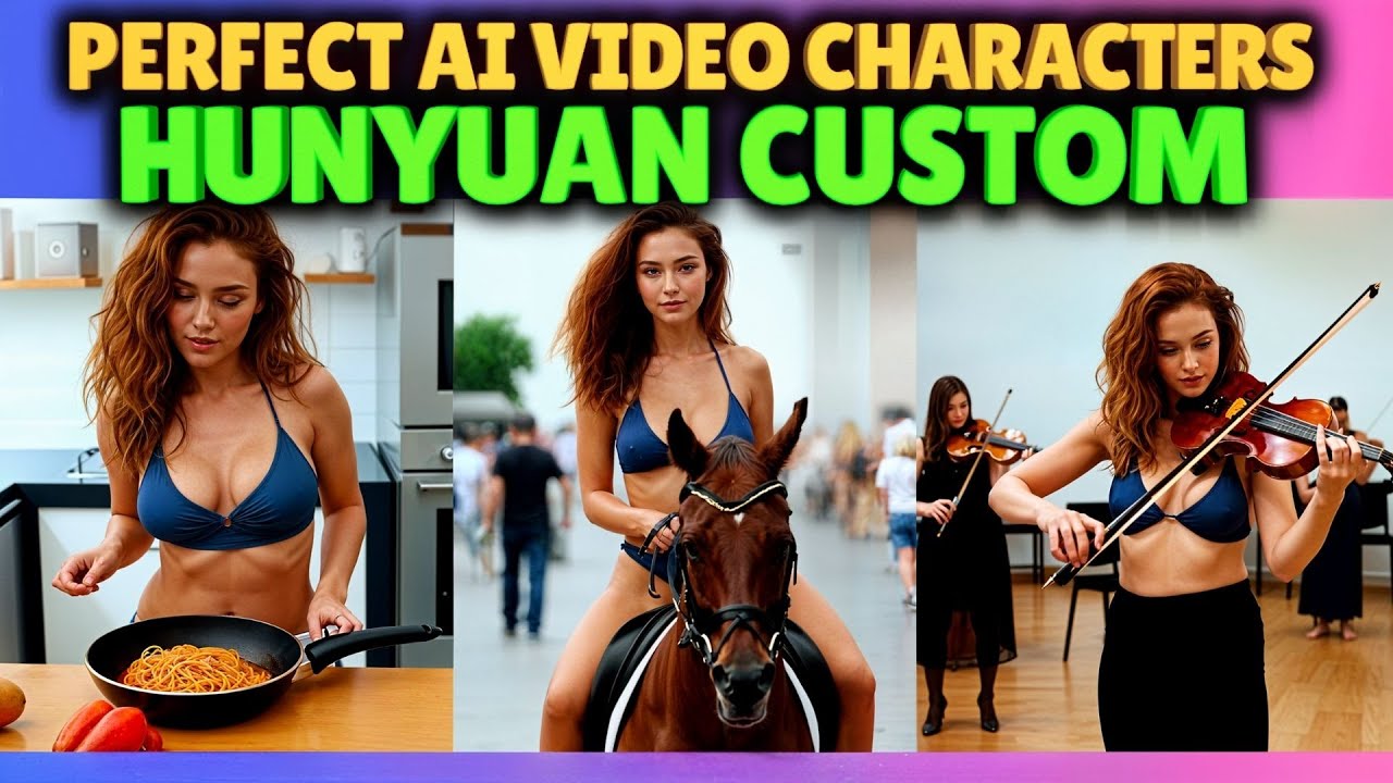 FINALLY! Free AI Video with Perfect Characters - Open-Source (Hunyuan Custom) - YouTube
