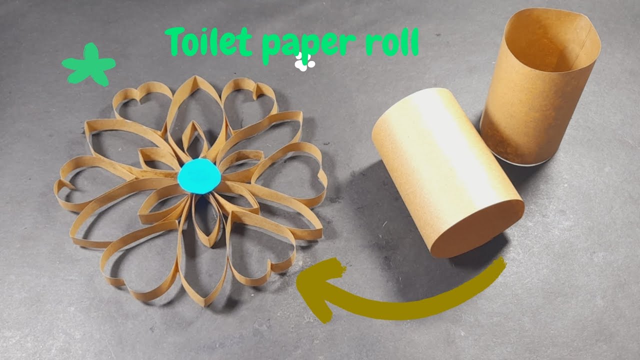 Easy recycling Idea with toilet paper roll - YouTube