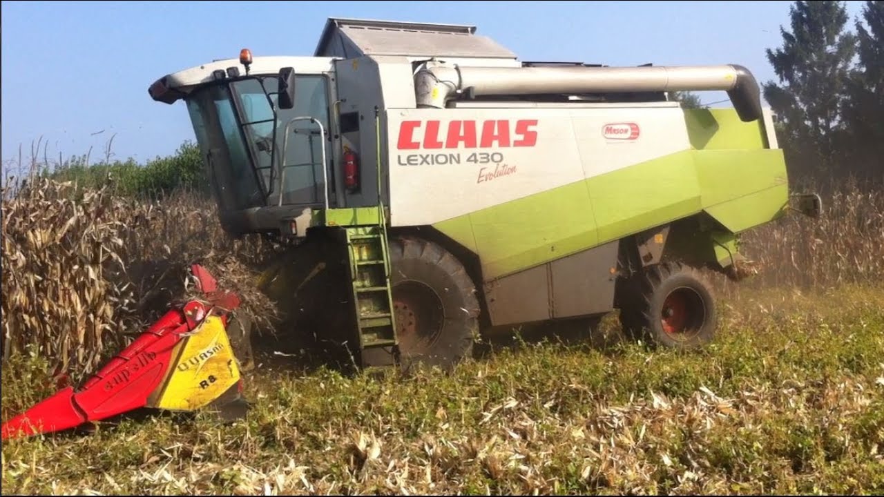 Trebbiatura Mais 2013 Fagan Claas Lexion 430 Evolution Capello Quasar 8 ...