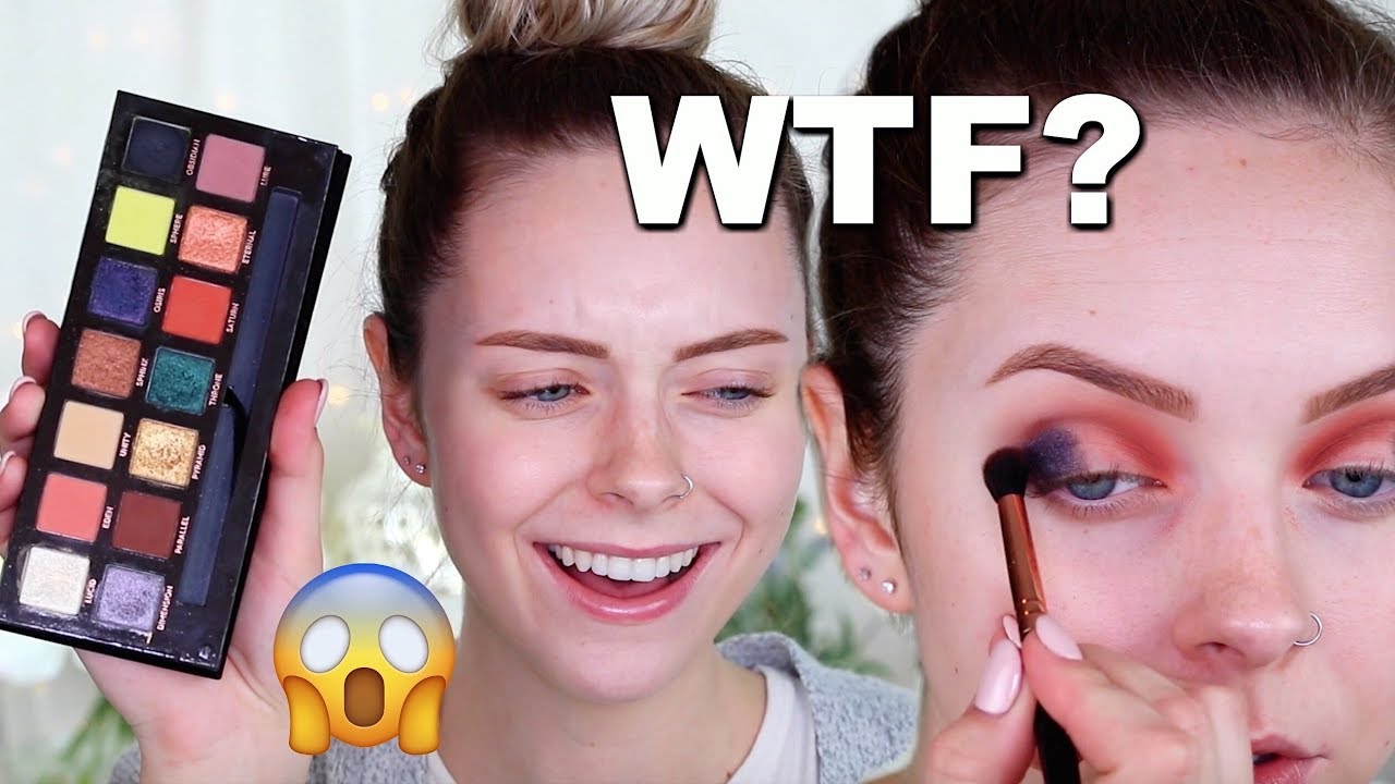 Using EVERY Eyeshadow In The Palette CHALLENGE - YouTube