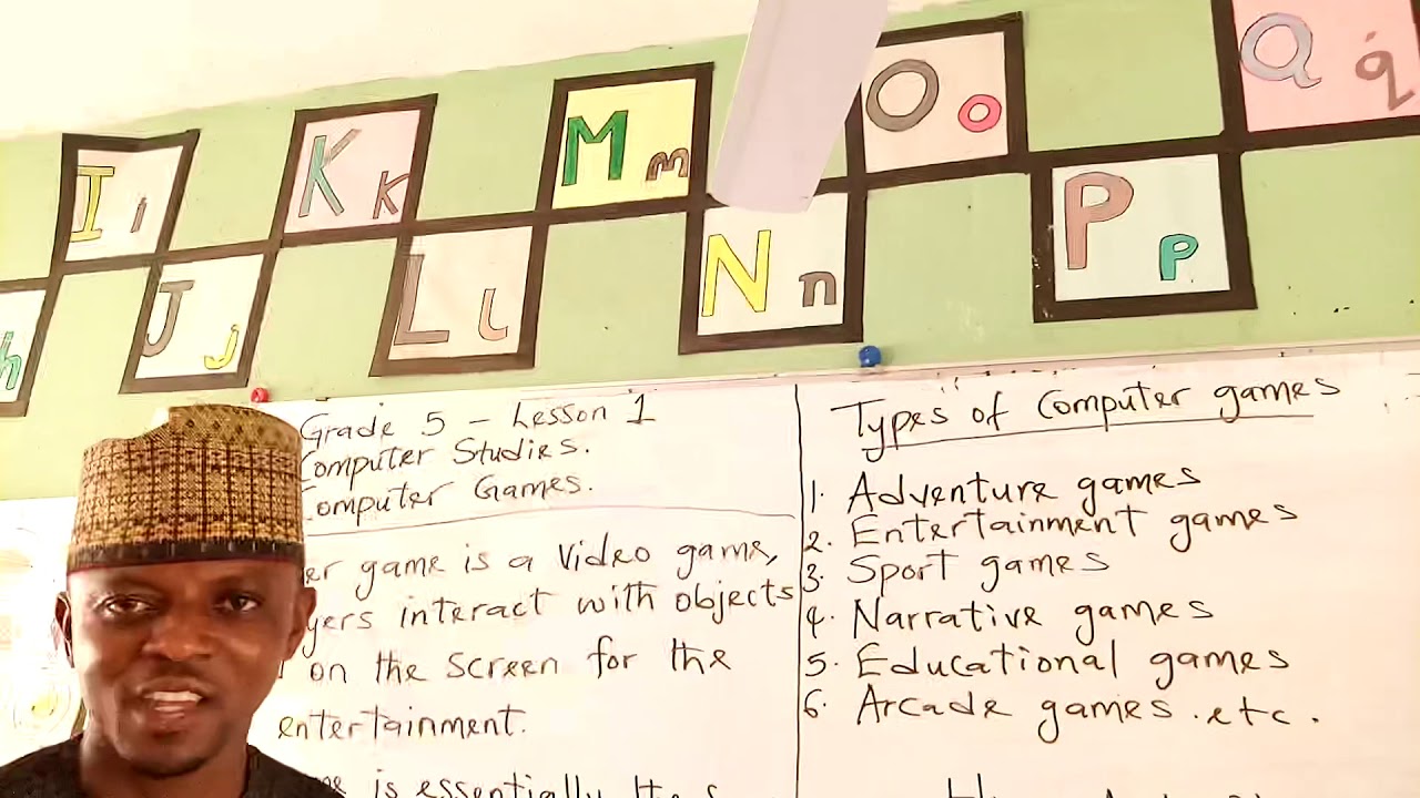 Computer studies Grade 5 Lesson 1: Computer Games - YouTube