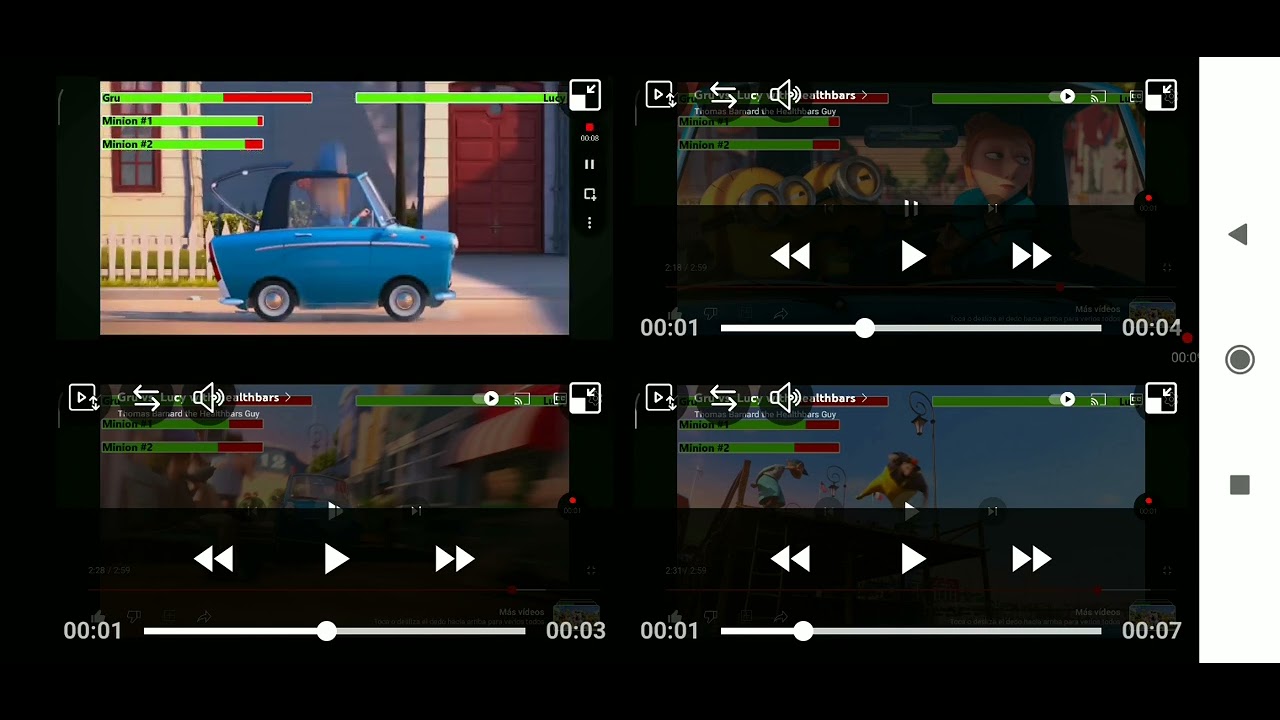 despicable me 2 car falls into a water booby traps montage music video ...