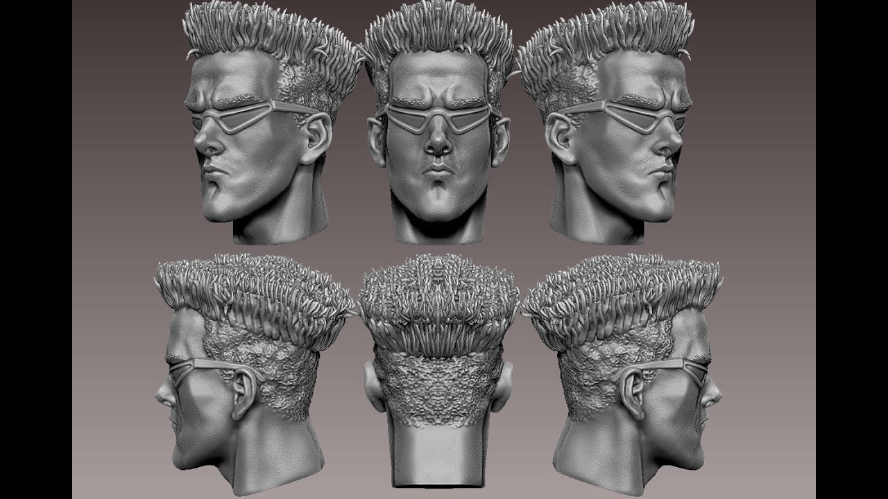 Head Toguro FanArt _ Modelo 3D - YouTube