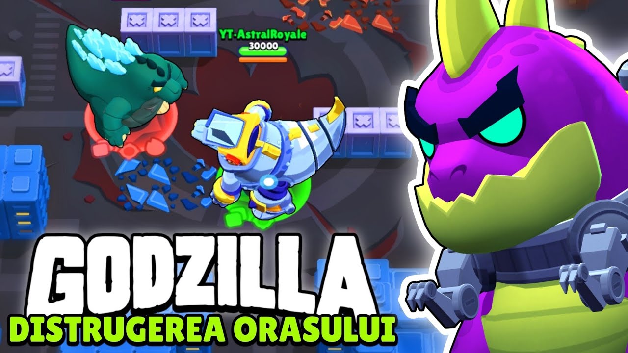 NOUL GAMEMODE GODZILLA CHIAR ACUM pe BRAWL STARS ! - YouTube