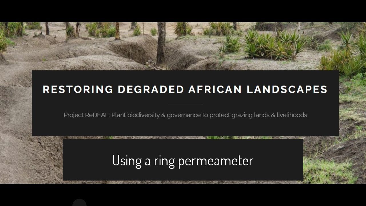 2. How to use a ring infiltrometer in the field to measure soil ...