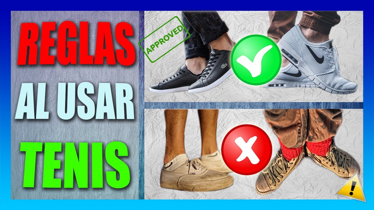 👉 6 REGLAS de ZAPATILLAS que TODO HOMBRE debería conocer | Como USAR ...