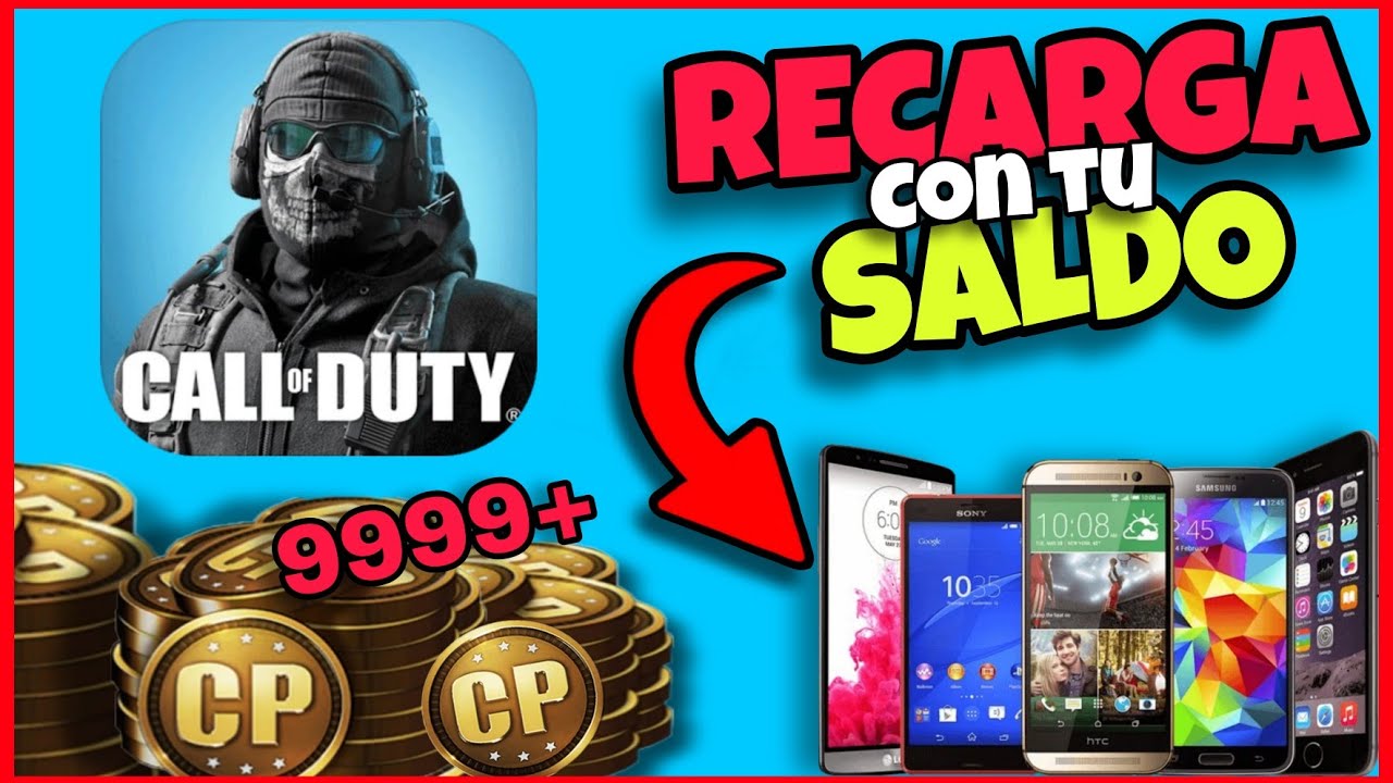 COMO RECARGAR GRATIS CON EL SALDO DE TU CELULAR EN COD MOBILE - YouTube