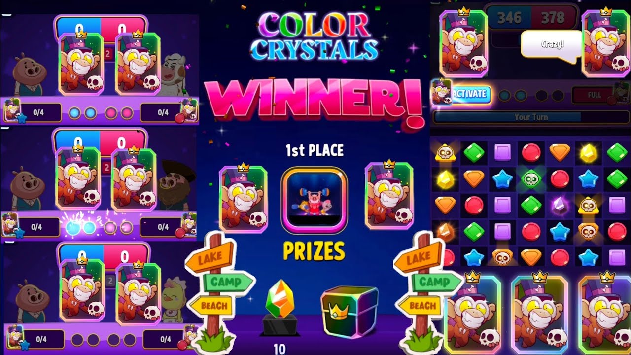 Color Crystals tournament Free Small legend box, Album Complete, Match ...