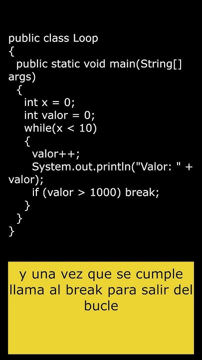 #tips #rápidos #java #break - YouTube