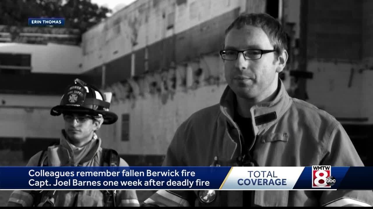 Berwick firefighters remember fallen brother week after deadly fire ...