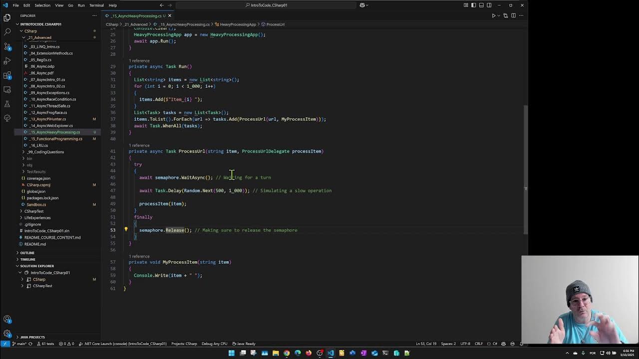 Aula 267: Async Programming - Heavy Processing - YouTube