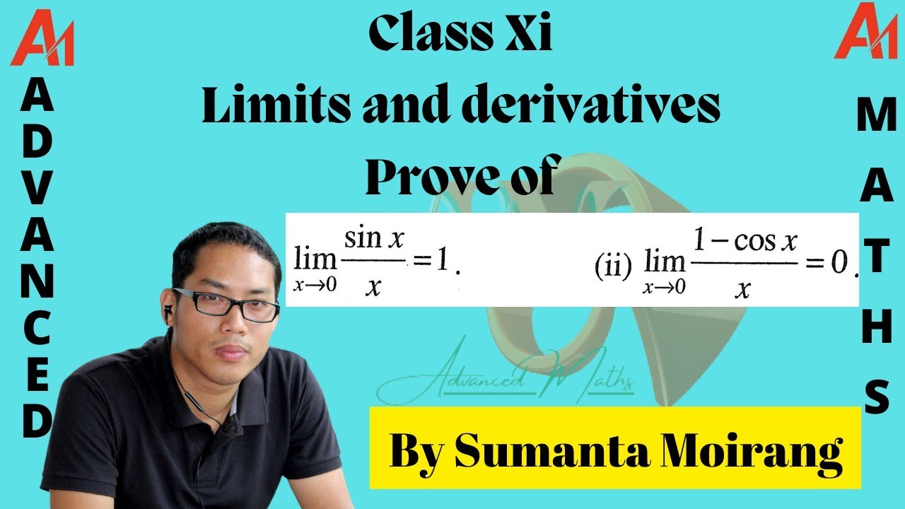 Class 11 Limits Lim X Tends To 0 Sinx x 1 Prove YouTube