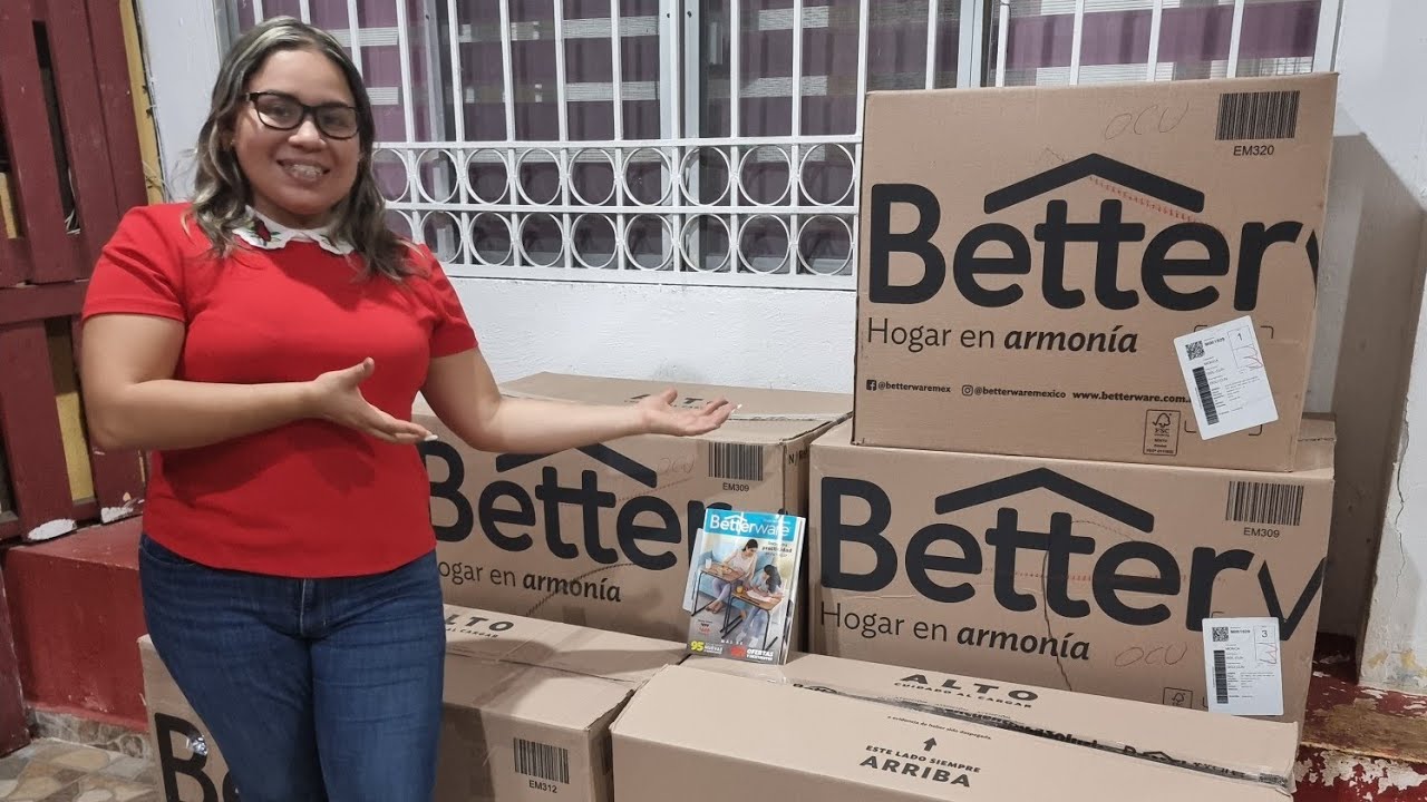 Esto llega en tu caja de Pedido Distribuidora Betterware - YouTube