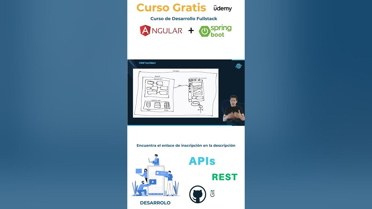 Angular + spring boot curso gratis desarrollo full stack en udemy #angular #fullstack # ...