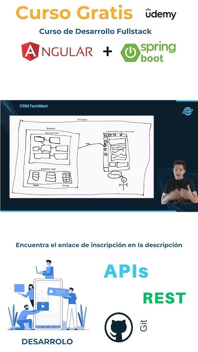 Angular + spring boot curso gratis desarrollo full stack en udemy #angular #fullstack # ...