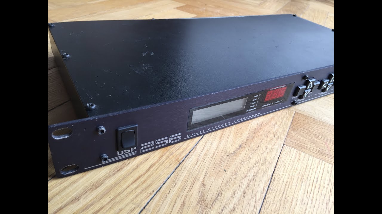 Digitech DSP256 Effects Processor - YouTube