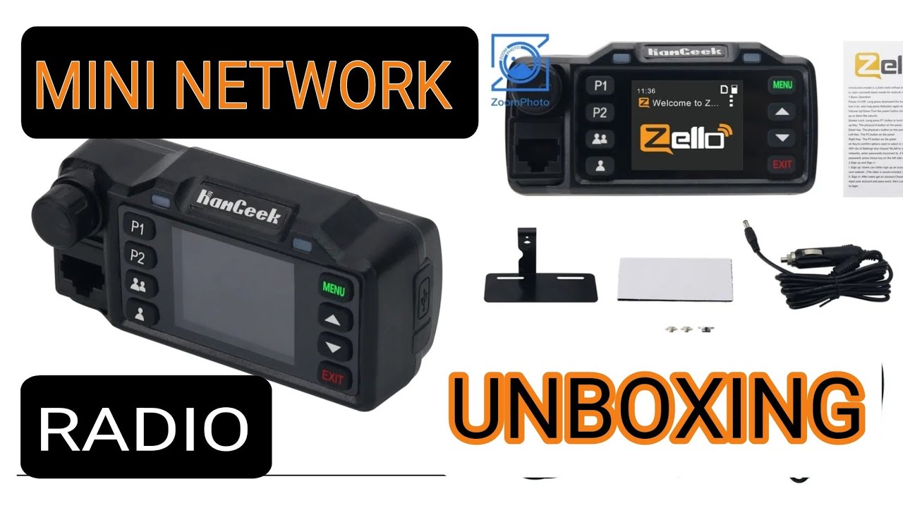 Mini Network.Radio - HamGeek , UNBOX & TEST - YouTube