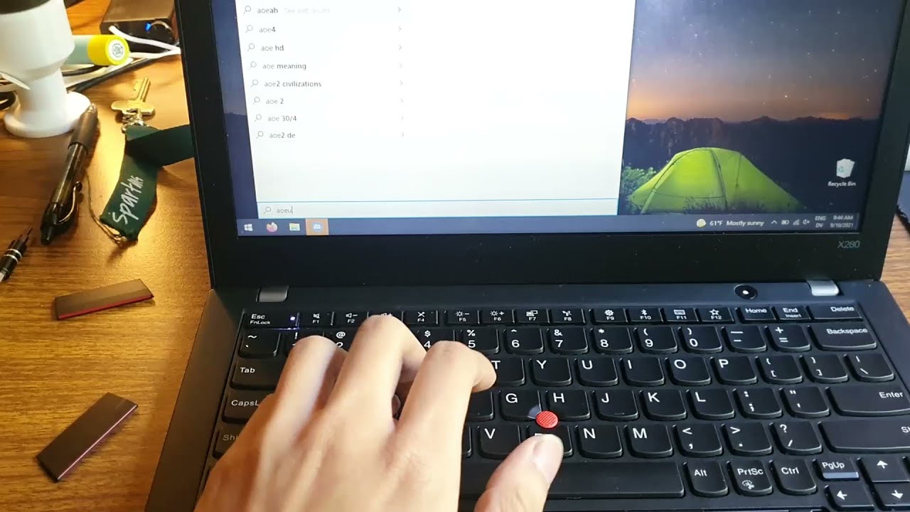 how to replace x280 keyboard in 45 seconds - YouTube