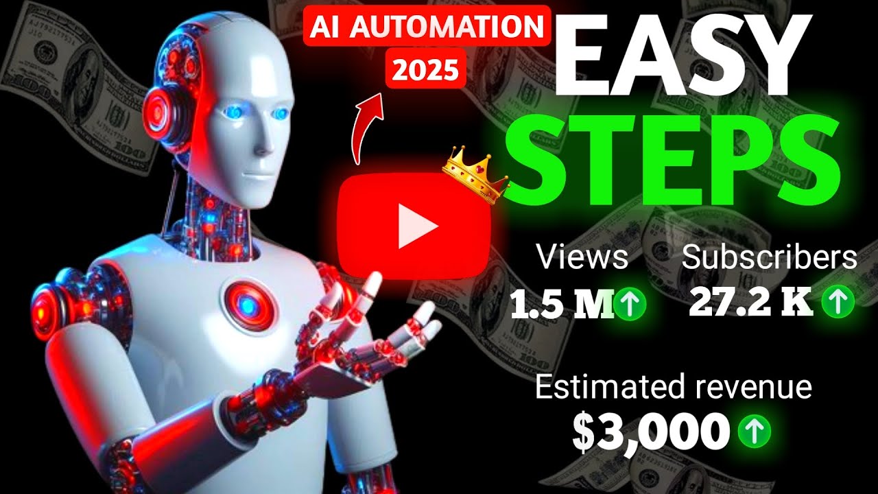 YouTube Automation With AI ! Monetize Your FACELESS Channel In 2025 II ...