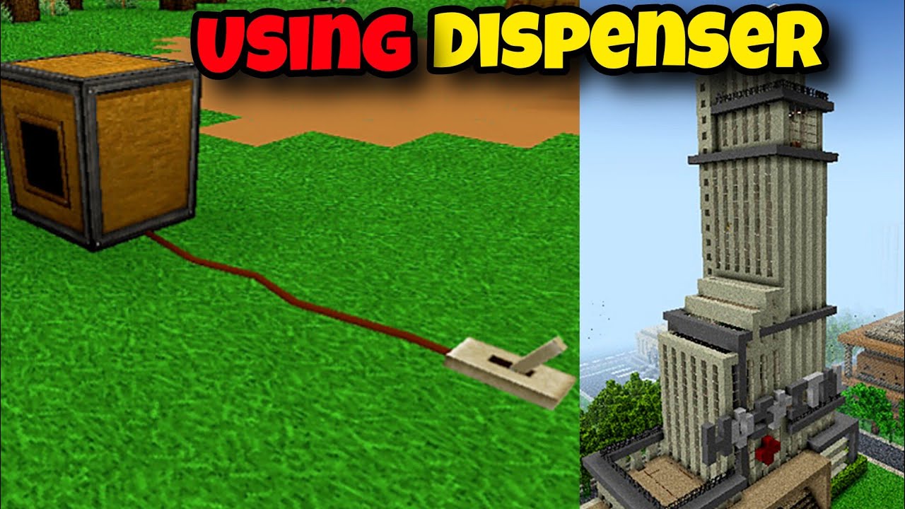 How to use Dispenser in Mini Modern City Craft - YouTube