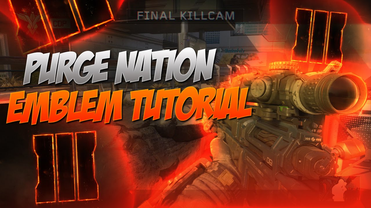 Purge Nation Emblem Tutorial - YouTube