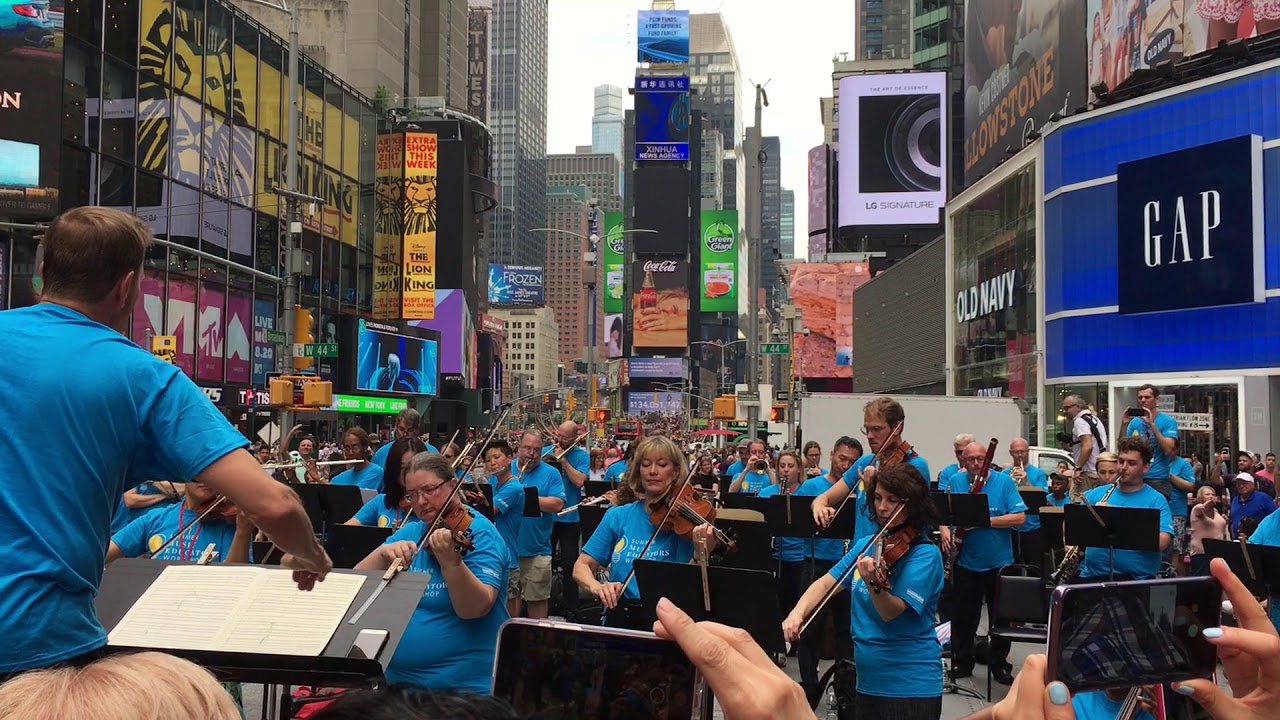 "Commemoration" in Times Square - YouTube