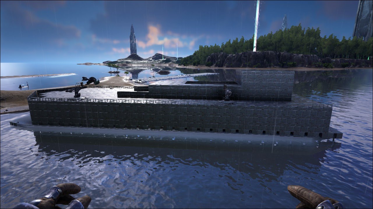 BattleShip building stage 2 - Modded Ark Survival Season 2 E47 - YouTube