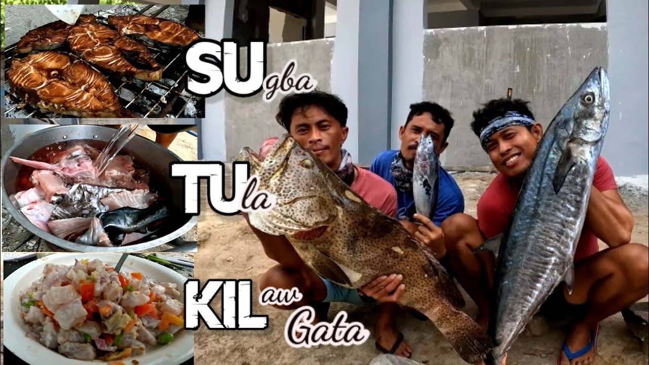 unlimited ulam😋 KING MACKEREL Kinilaw sa gata, Grilled at sinabaw ...
