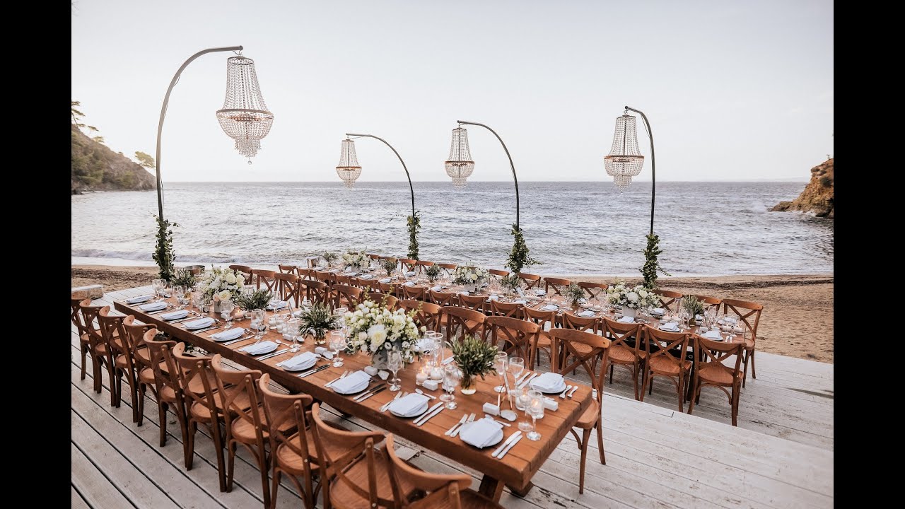 Yara & David Wedding, From Germany to Greece Halkidiki. Chandeliers and ...