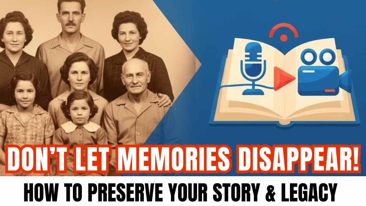 Don’t Let Memories Disappear! How to Preserve Your Story & Legacy - YouTube