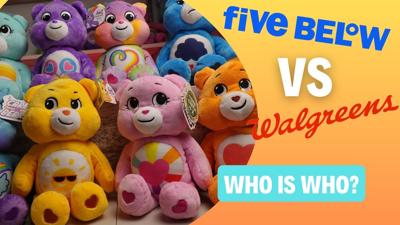 Care Bears: Five Below VS Walgreens - YouTube