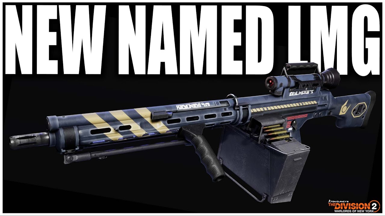 THE DIVISION 2 NEW NAMED LMG "DARE" IS AMAZING! THE BEST LMG IN TU15 ...