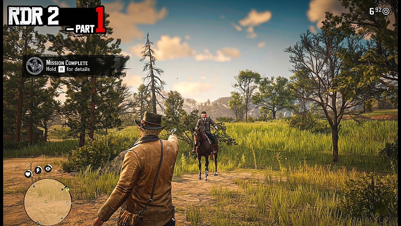 RDR 2 PART 1 | Red Dead Redemption 2 First Mission | RDR 2 Full Hindi ...