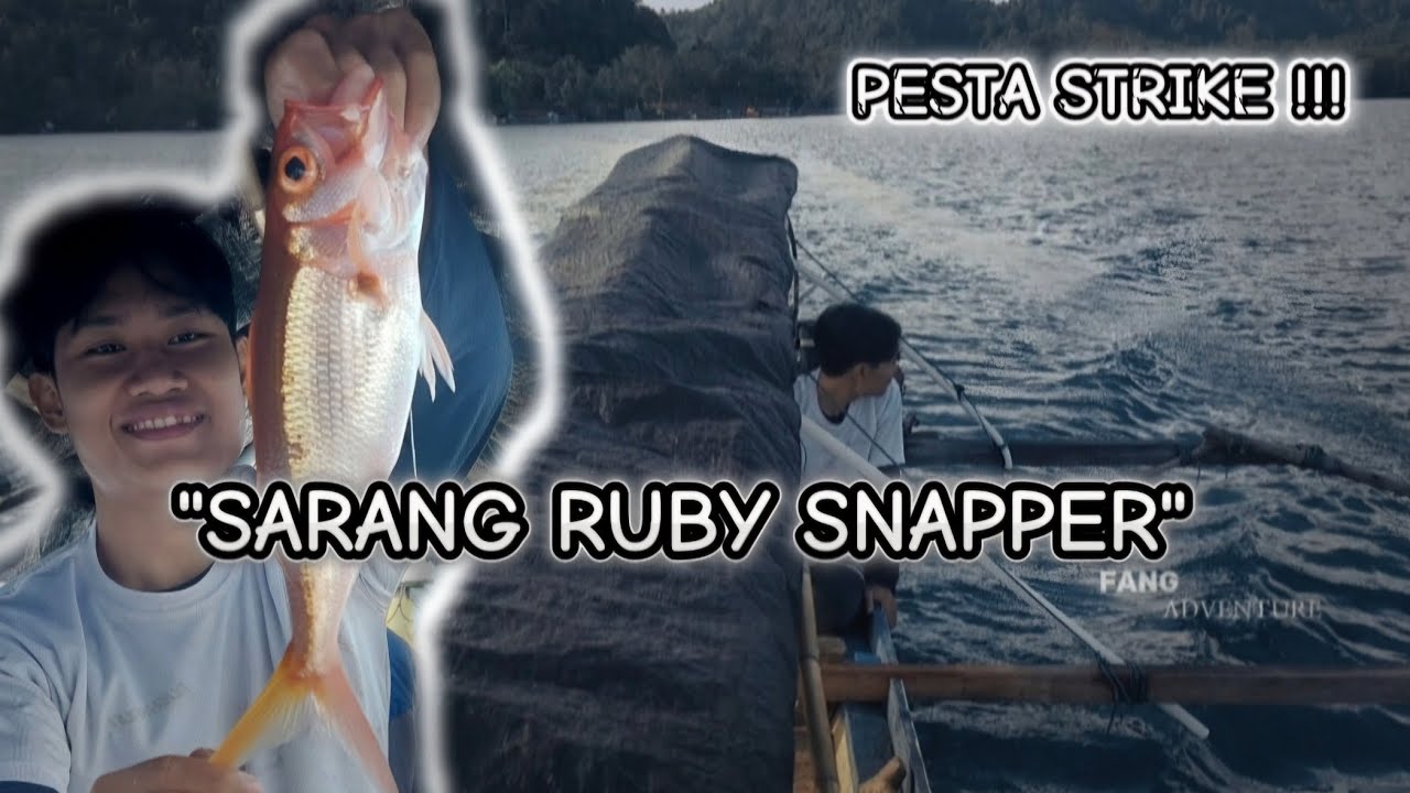 MANCING DI KARANG DALAM DI HUNI ROMBONGAN RUBY SNAPPER DAN MEMASAK KUAH WOKU KEPALA KAKAP MERAH ...