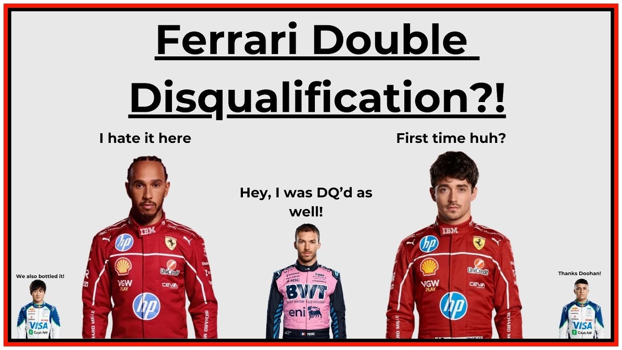 Double Ferrari Disqualification - My Reactions to the 2025 Chinese GP ...