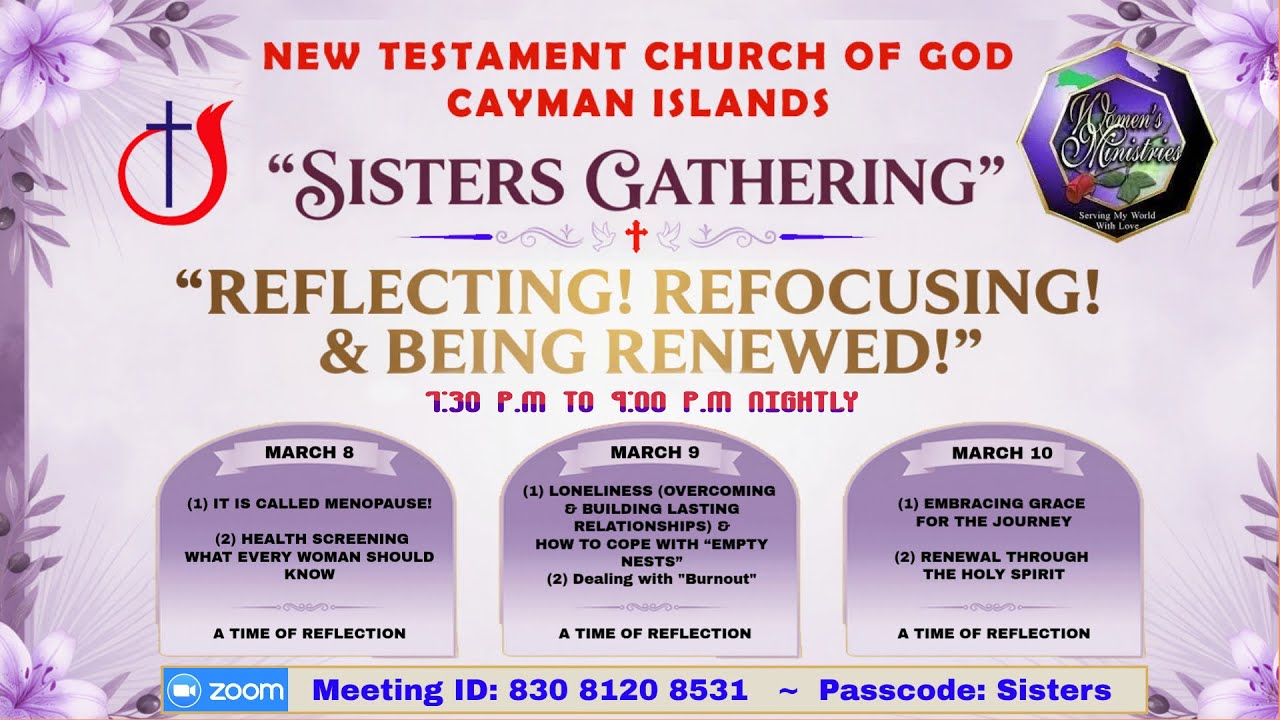 NTCG Sisters Gathering Zoom Meeting ~ March 10th, 2026 ~ 3RD NIGHT ...