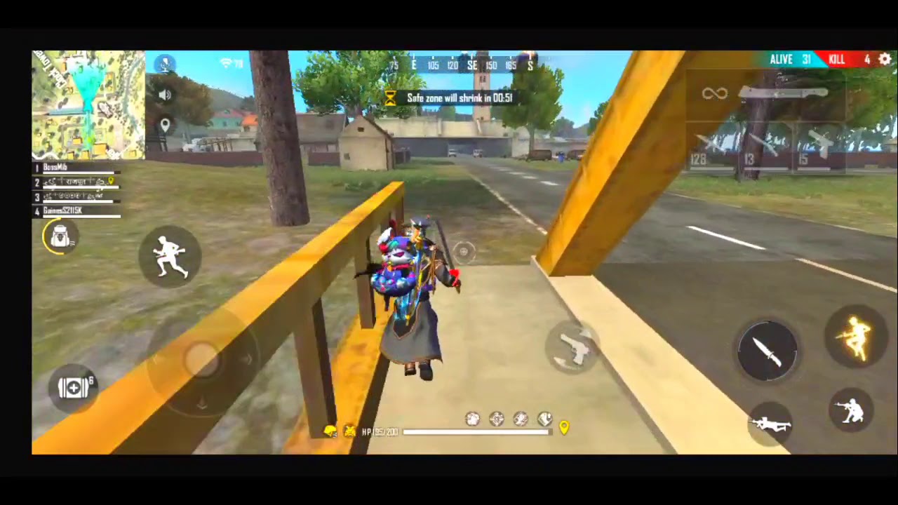 Best gamplay video of free fire gaming amazing awm shot and kar98 shots ...
