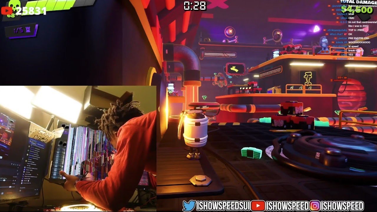 iShowSpeed DESTROYS HIS MONITOR 😭 - YouTube